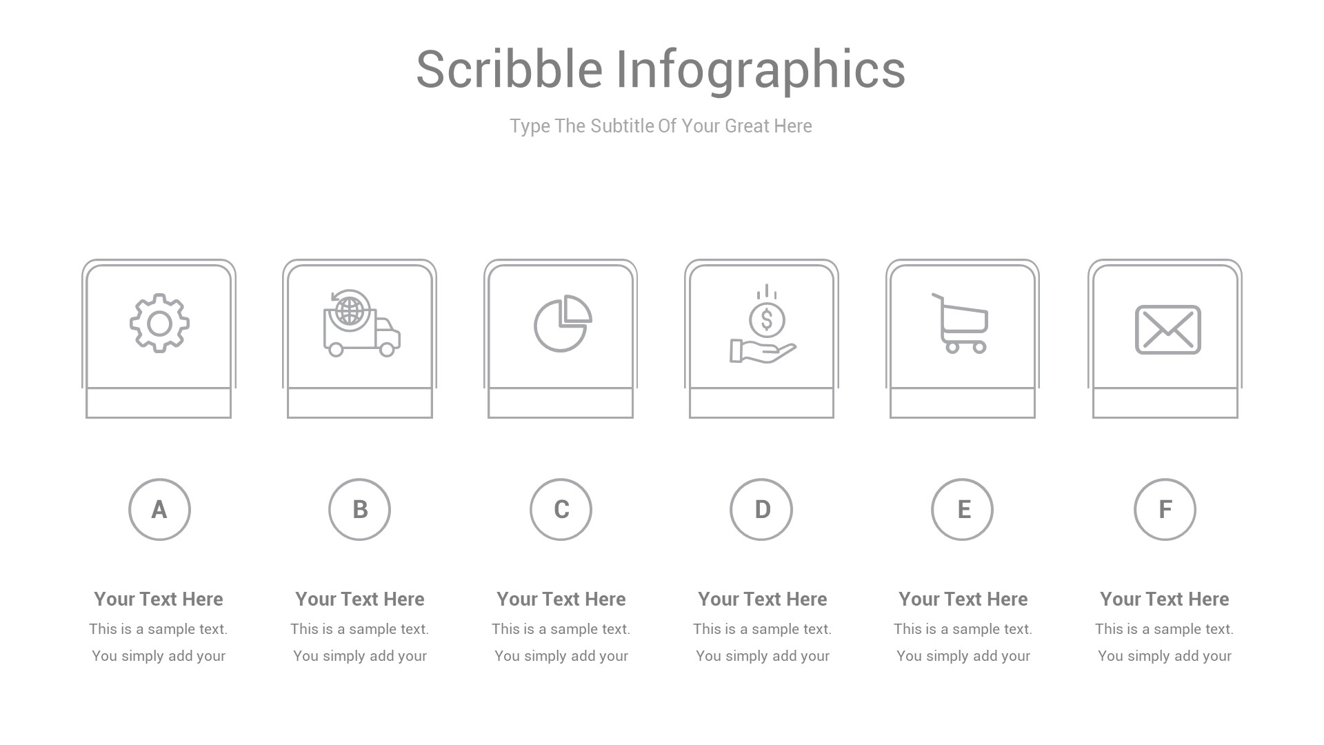 Scribble-Doodle Infographics PowerPoint Presentation Template by Neroox
